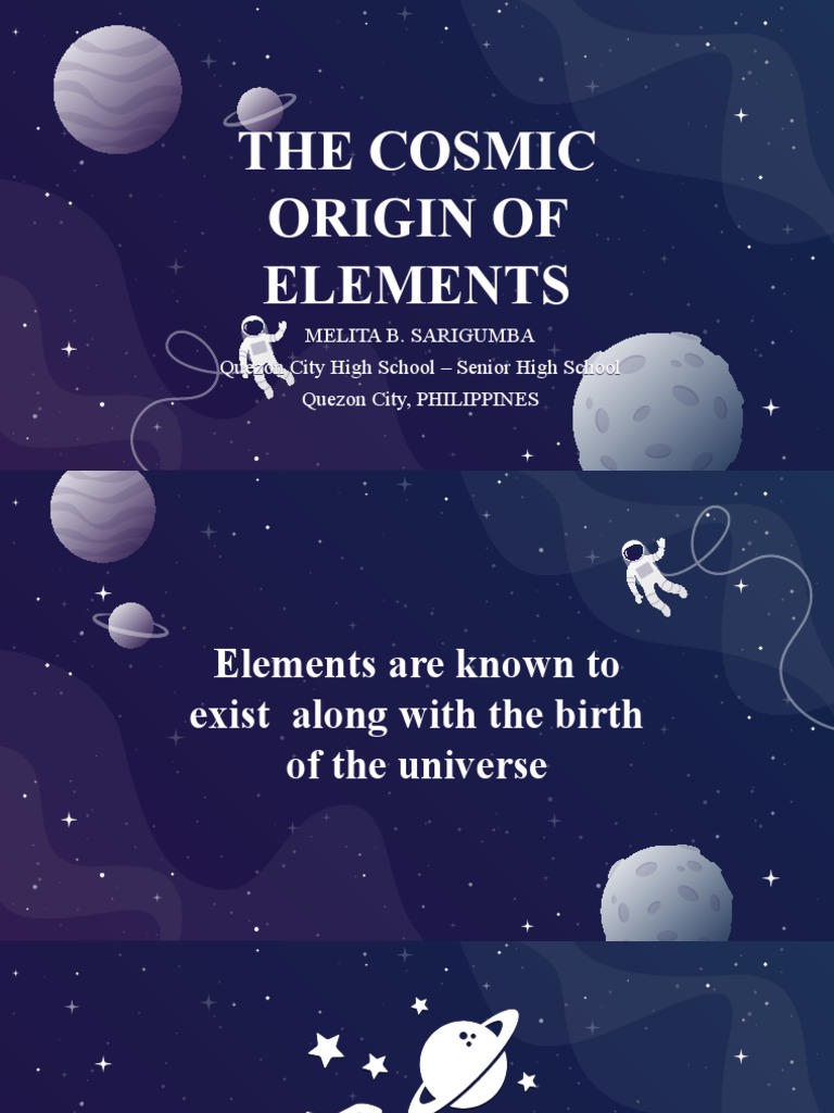 Cosmic Formation of Elements Explained | PDF | Neutron | Isotope