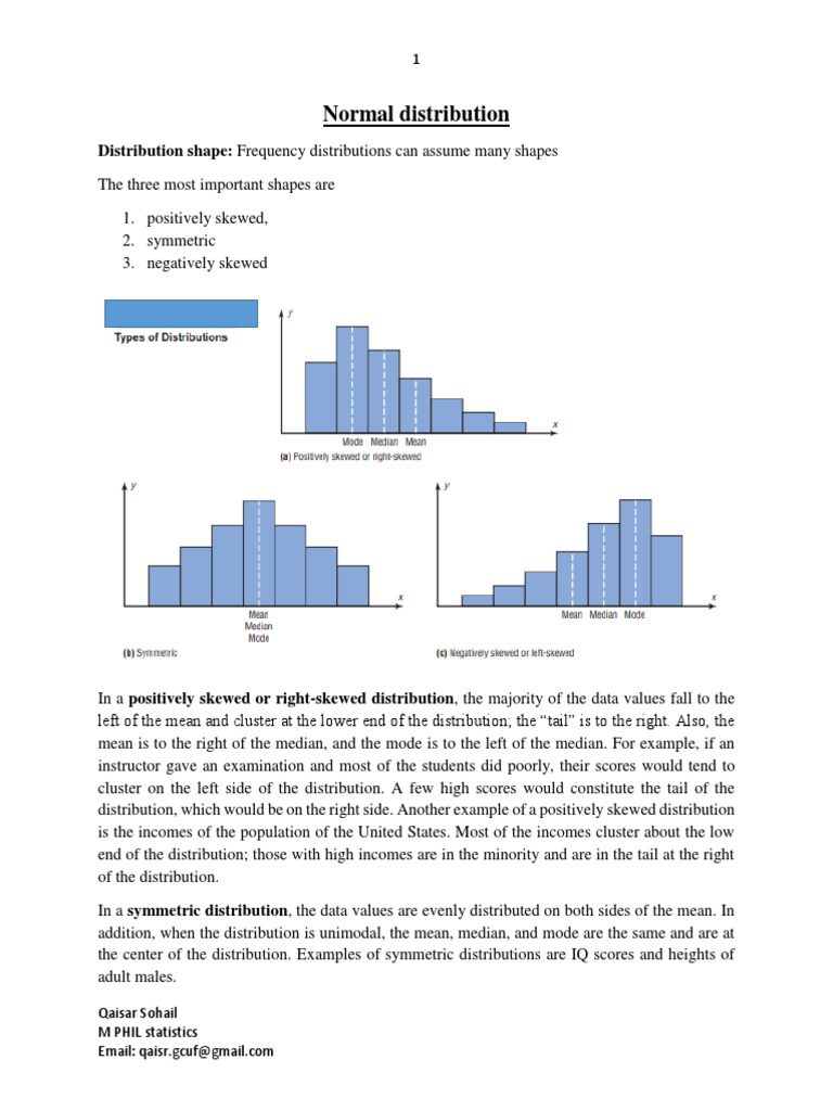 Normal Distribution | PDF | Probability Distribution | Normal Distribution