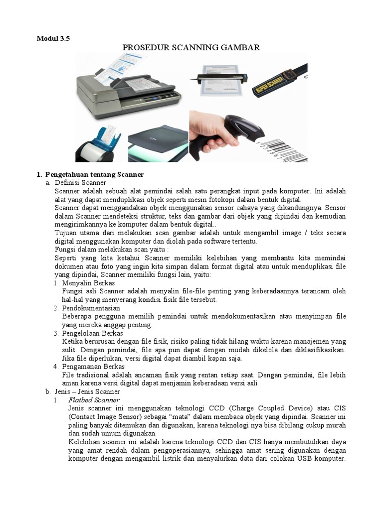 Modul 3.5 Scanning Gambar | PDF