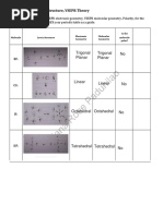 VSEPR Shapes Quick Reference Guide | PDF