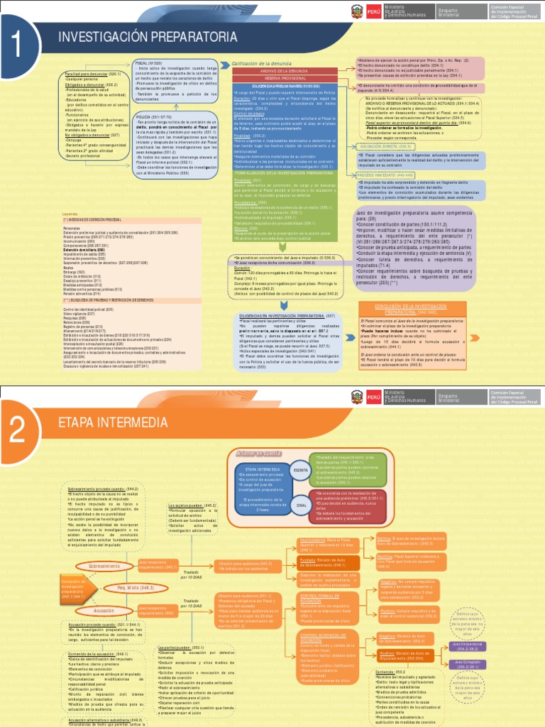 Flujogramas Etapas Del Proceso Penal | PDF | Procedimiento Criminal ...
