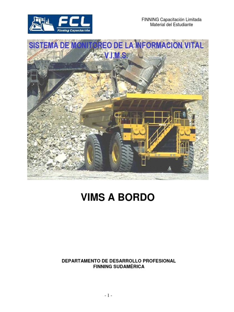 Capacitación en Sistema VIMS A Bordo | PDF | Electrónica | Archivo de ...