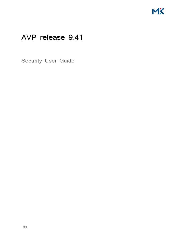 AVP Security User Guide v9 - 41 | PDF | Hypertext Transfer Protocol ...