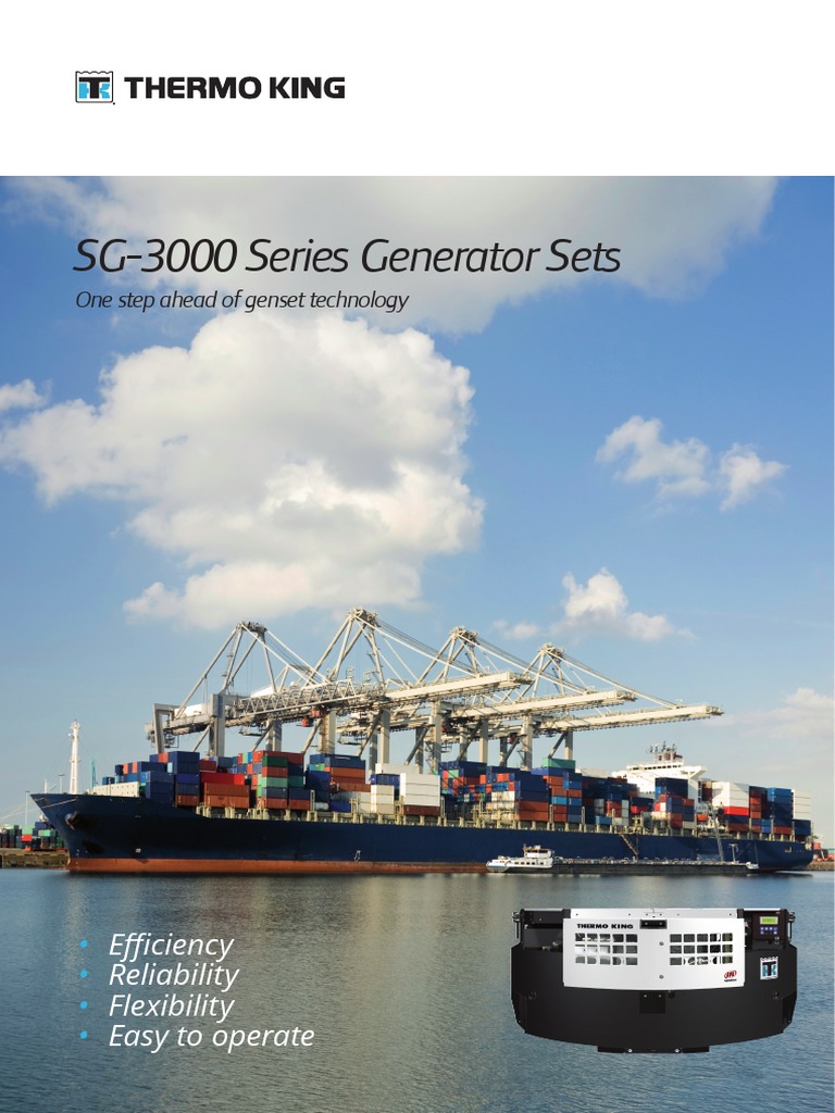 SG-3000 Series Generator Sets: Efficiency Reliability Flexibility Easy ...
