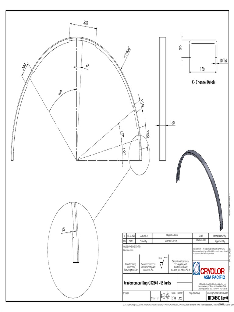 C-Channel Details: Unless Otherwise Stated | PDF