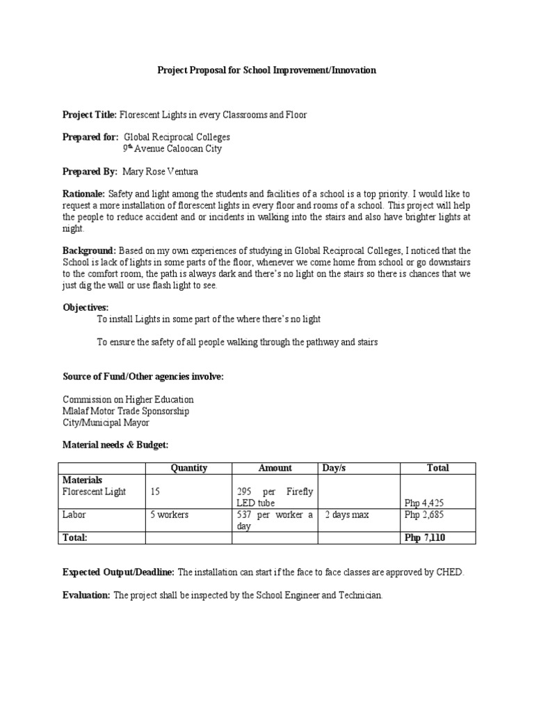 Eco Friendly Project Proposal | PDF