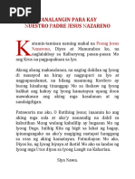 Tagalog Rosary Prayers | PDF