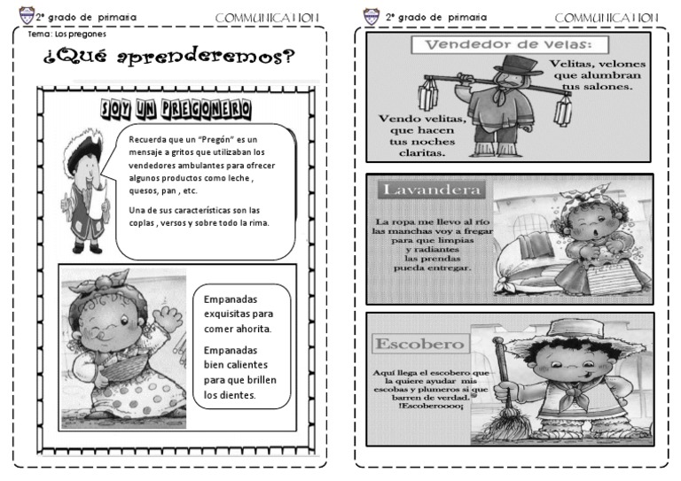 Ficha Pregones | PDF