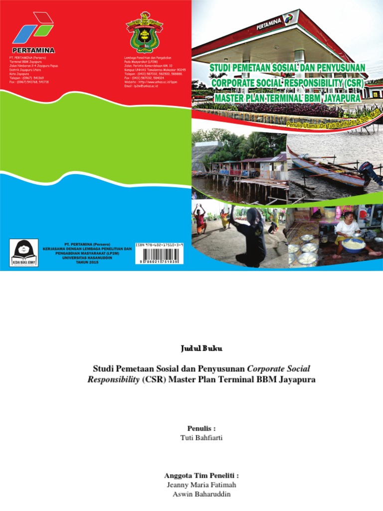 CSR Master Plan TBBM Jayapura | PDF