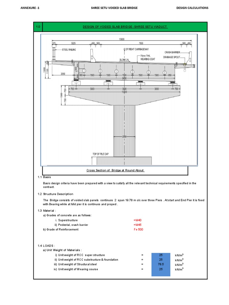 Body Voided Slab | PDF | Strength Of Materials | Concrete