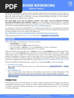 Bath Spa Harvard Referencing Manual (simplified) | PDF