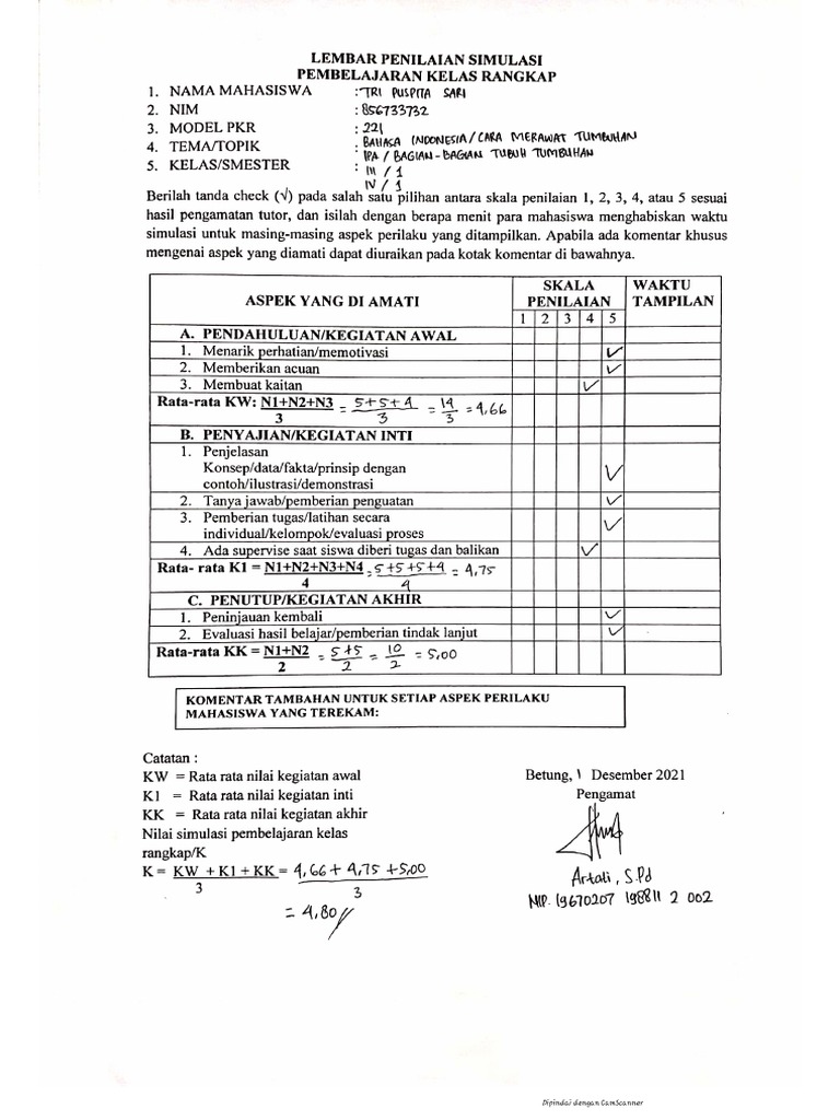 Tri Puspita Sari - 856733732 - 3B - Tugas Tutorial 3 - Lembar Pengamatan Simulasi Dan Lembar ...
