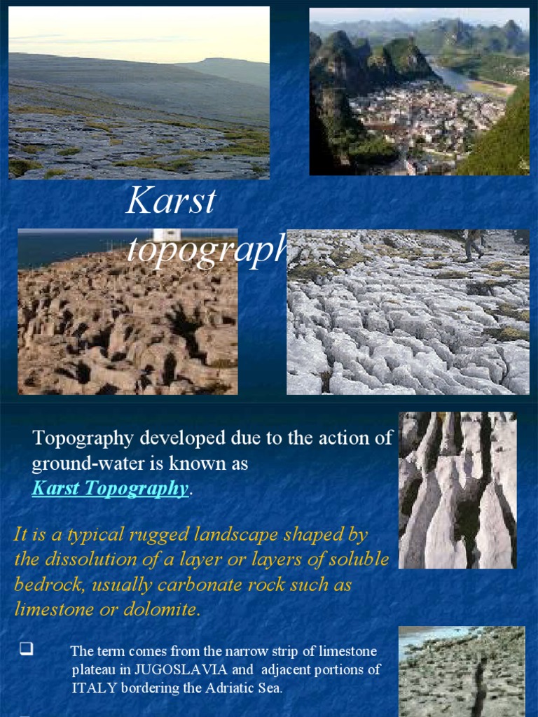 Understanding Karst Topography | PDF | Sinkhole | Limestone
