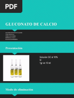Ficha Farmacologica Gluconato de Calcio Al 10% | PDF | Terapia ...