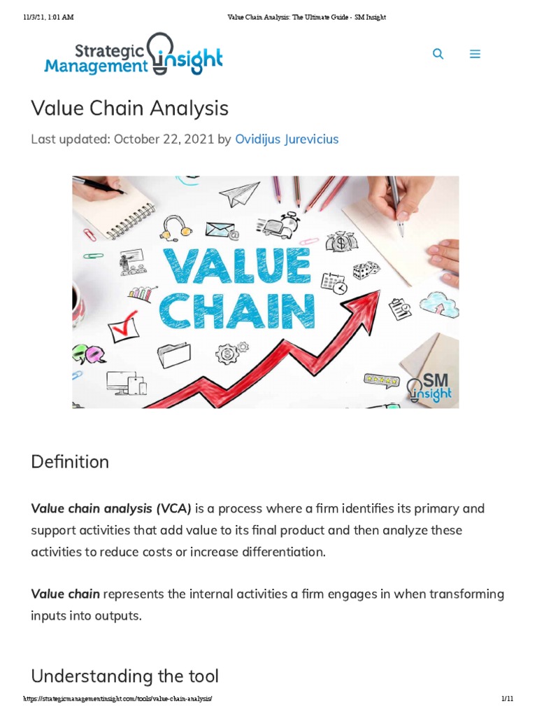 Value Chain Analysis - The Ultimate Guide - SM Insight | PDF | Value ...