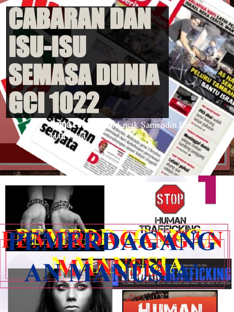 GCI 1022 Cabaran Isu Semasa Dunia PEMERD | PDF