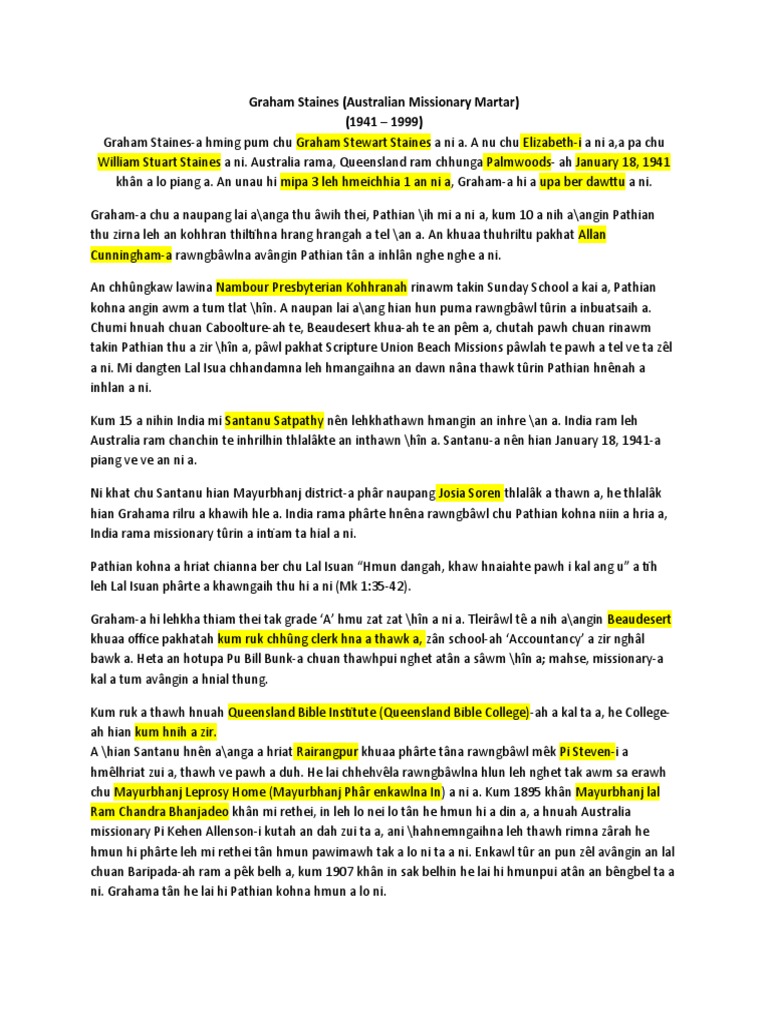 Graham Staines (Australian Missionary Martyr): His Life and Missionary ...