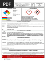 Contoh Halaman MSDS | PDF