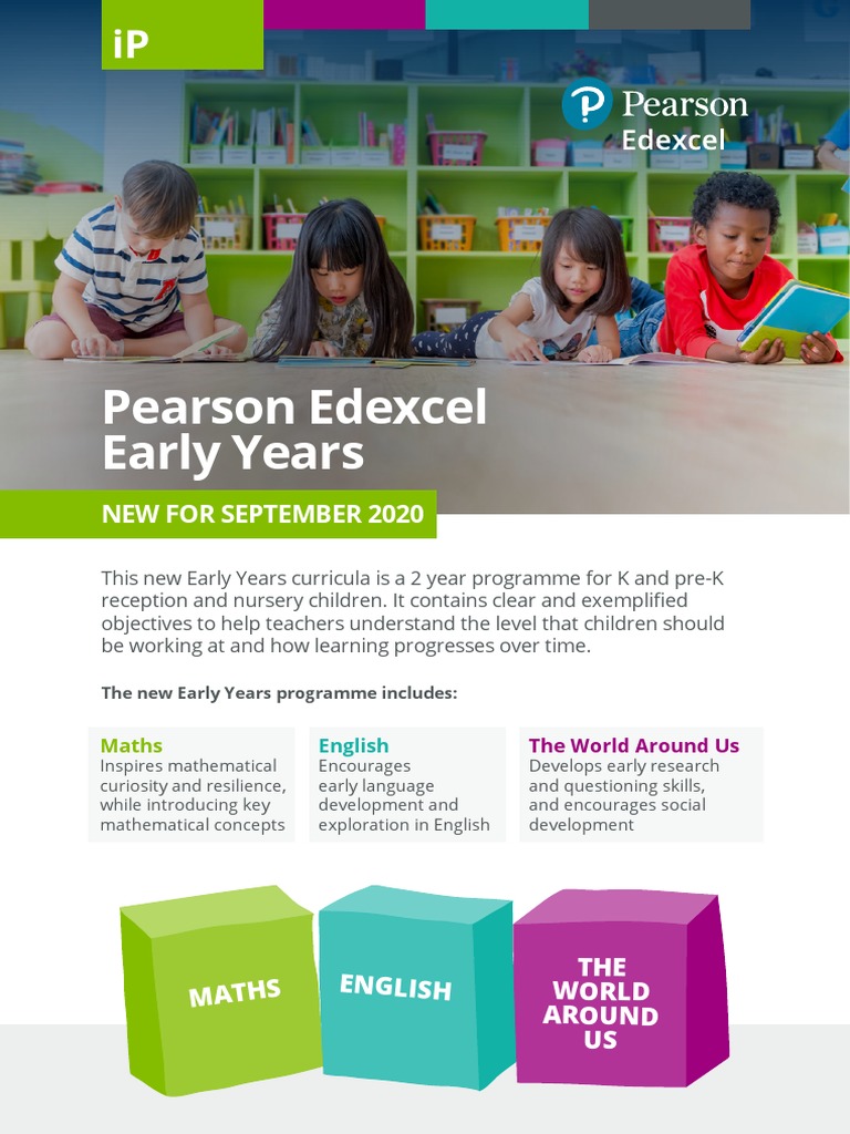 Pearson Edexcel Early Years: New For September 2020 | PDF | Curriculum ...