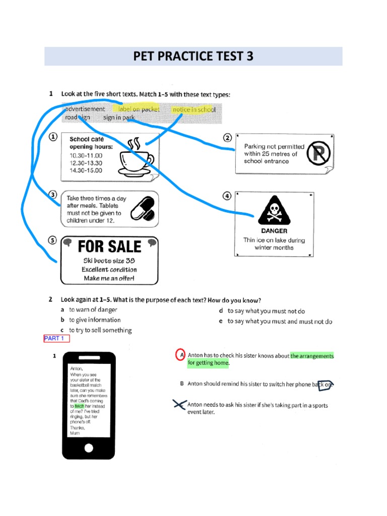 Pet Practice Test 3 | PDF | Science | Science And Technology