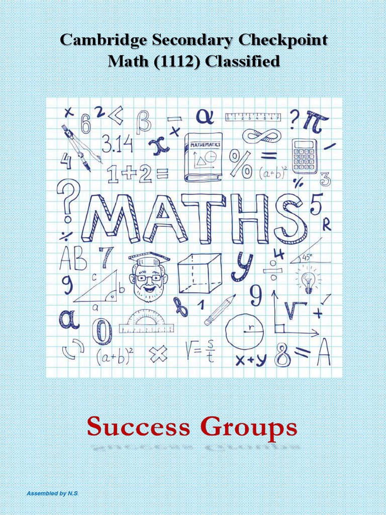 Classified Mathematics Lower Secondary Checkpoint (1112) | PDF ...