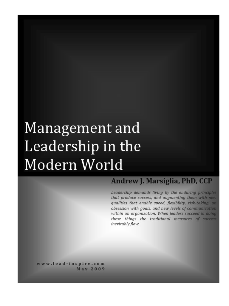 Leadership in Modern World | PDF | Leadership | Information