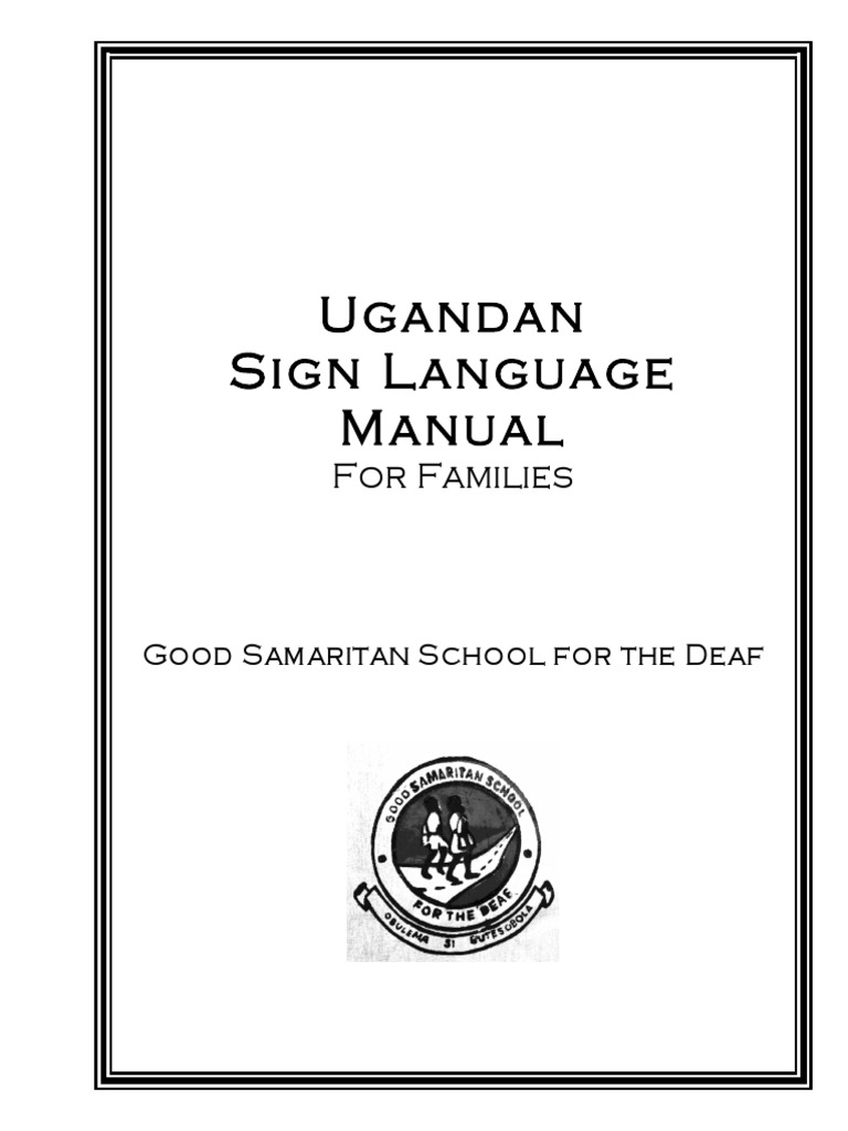 Ugandan Sign Language User Manual-Final | PDF | Human Communication ...