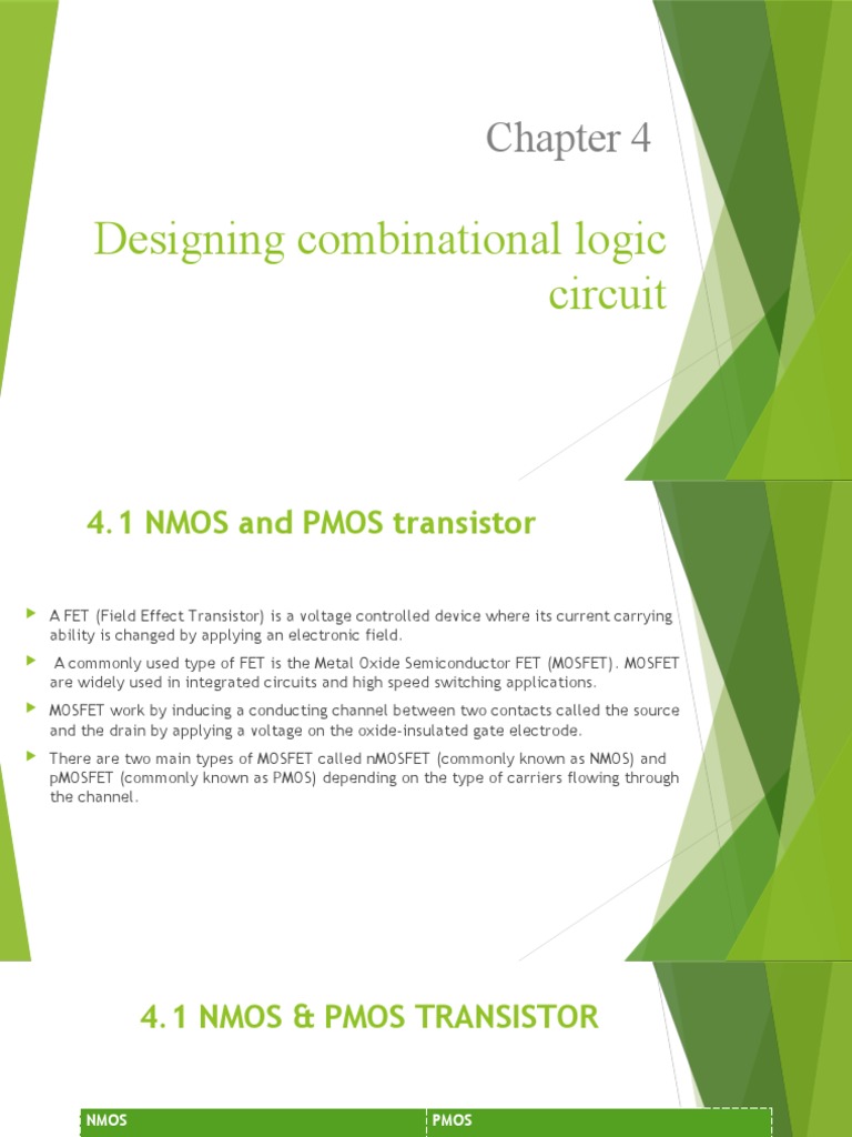 CMOS Logic Circuit Design | PDF | Logic Gate | Cmos