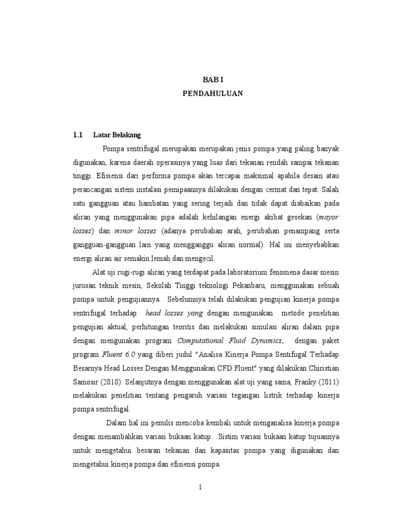 Rugi-Rugi Aliran | PDF | Teknologi & Rekayasa