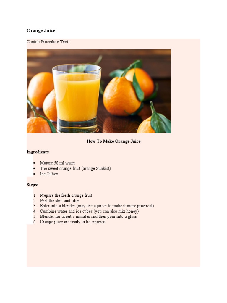 Procedure Teks | PDF