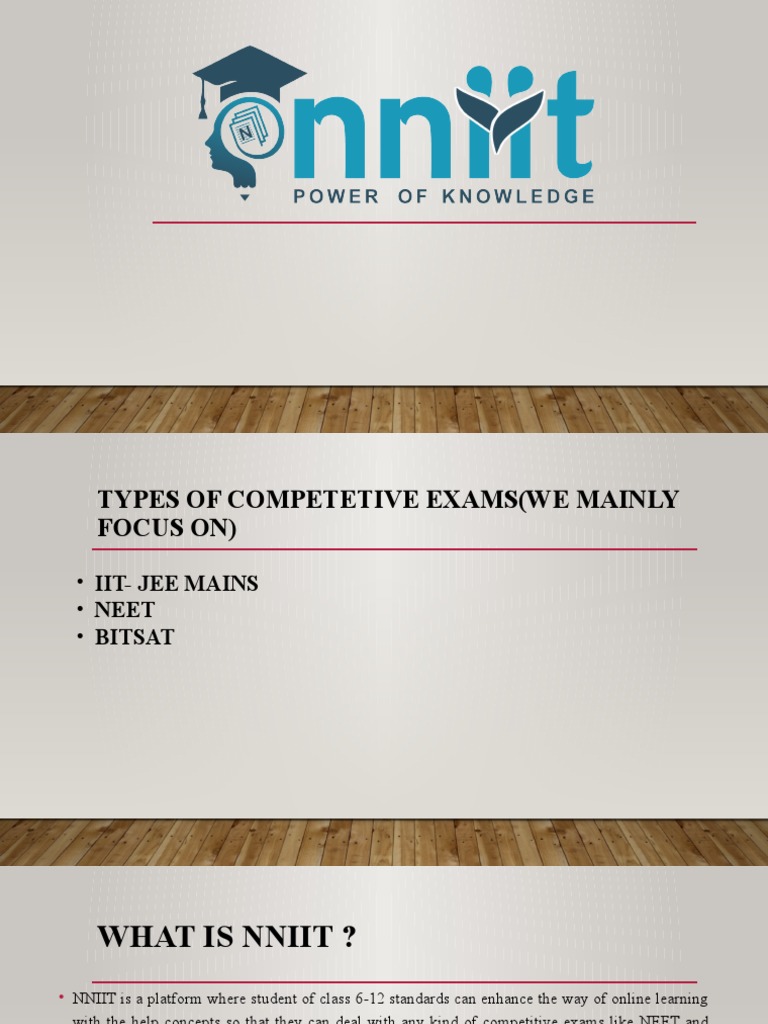 NNIIT | PDF | Learning | Cognition