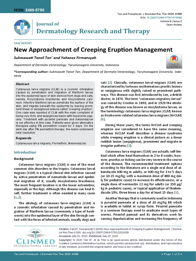 New Approachment of Creeping Eruption Management | PDF | Clinical ...