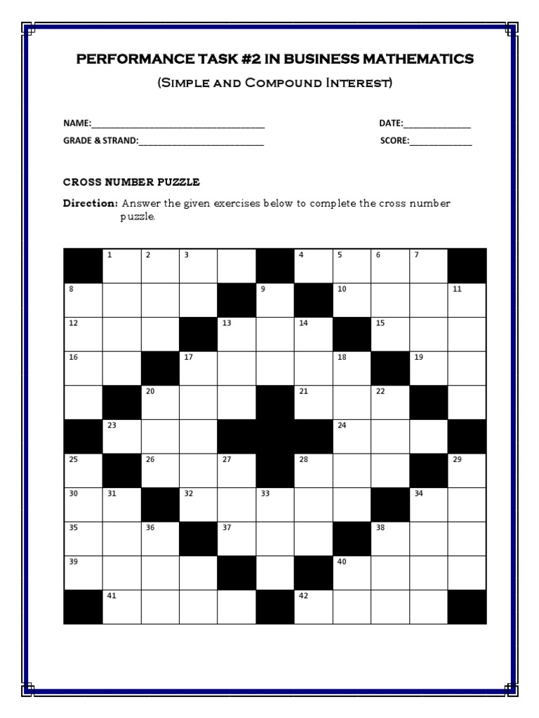 Performance Task #2 in Business Mathematics (Module 7) | PDF