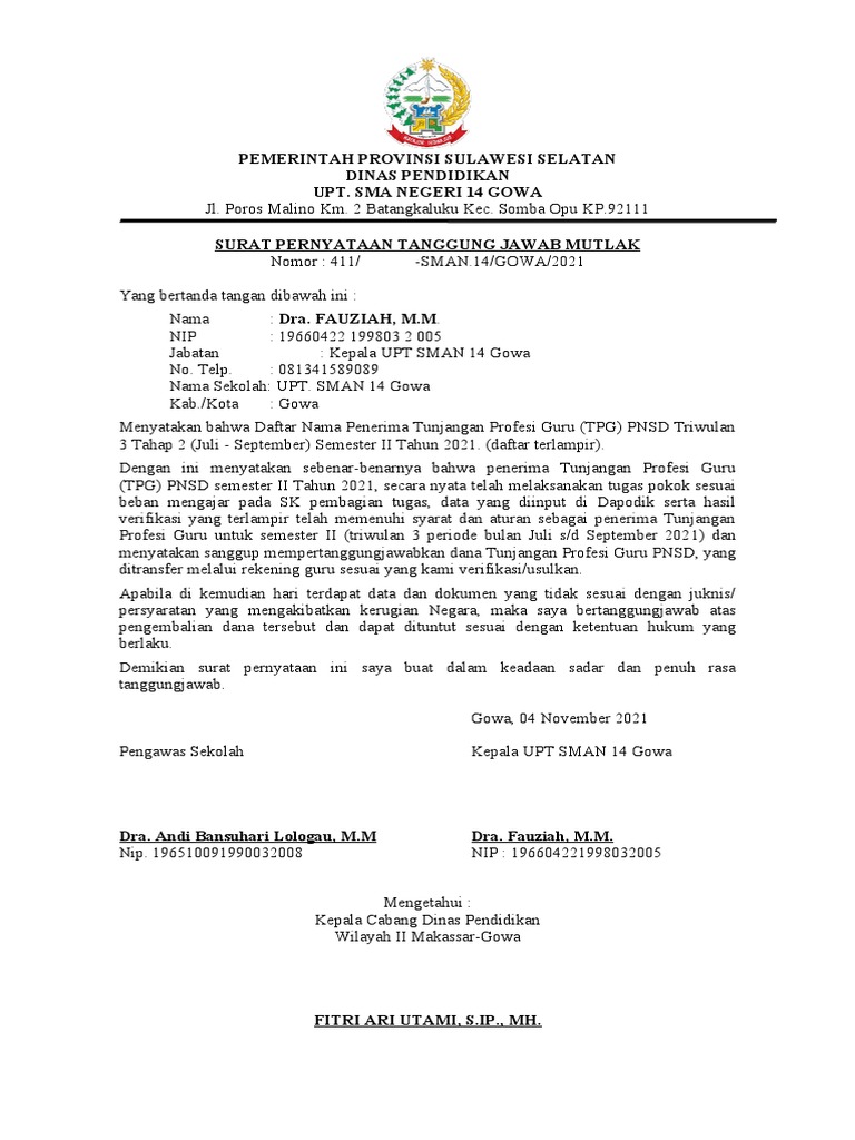 SPTJM TPG Tahap 2 TW 3 2021 | PDF | Kesehatan Holistik