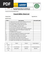 Inspection Checklist (Crusher 3) | PDF