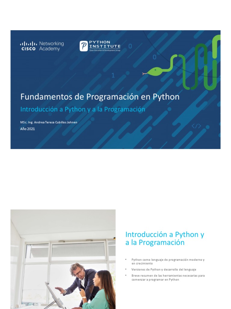 Introduccion A La Programacion Con Python | PDF | Lenguaje de ...