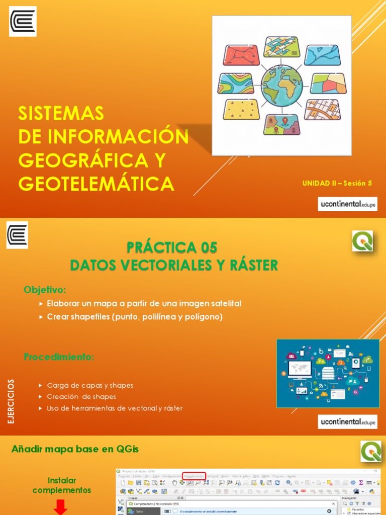Práctica 5 Datos Vectoriales y Ráster | PDF | Mapa | Informática