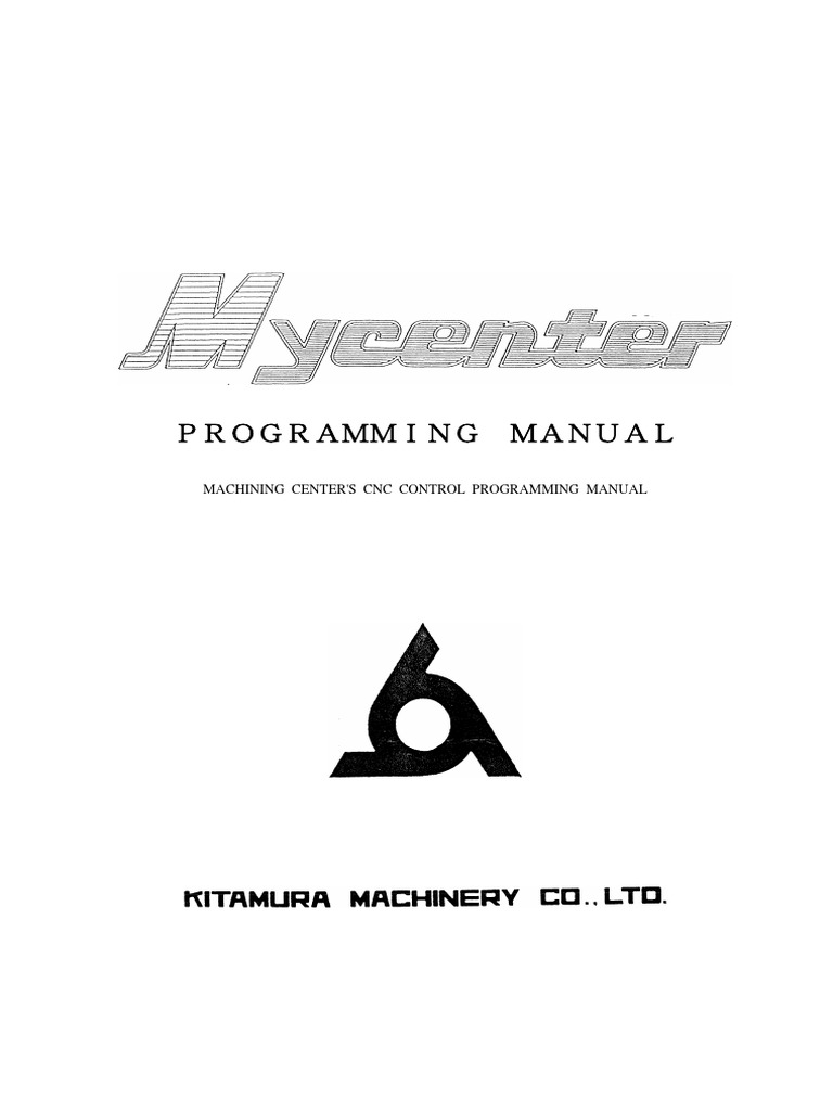 Machining Center'S CNC Control Programming Manual | Download Free PDF ...