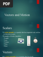 Vectors Scalars PPT | PDF | Euclidean Vector | Motion (Physics)
