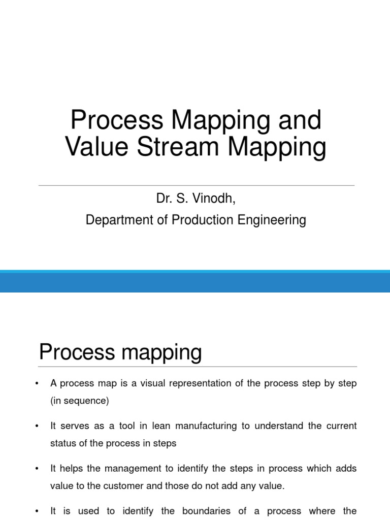 Mapping Improvement: Understanding Current Processes and Identifying ...