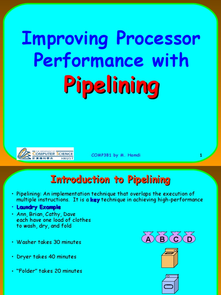 Improving Processor Performance With: Pipelining | Download Free PDF | Central Processing Unit ...
