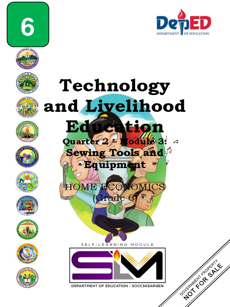 Tle Home Economics Grade 6 Module 3 1 | PDF | Sewing | Seam (Sewing)
