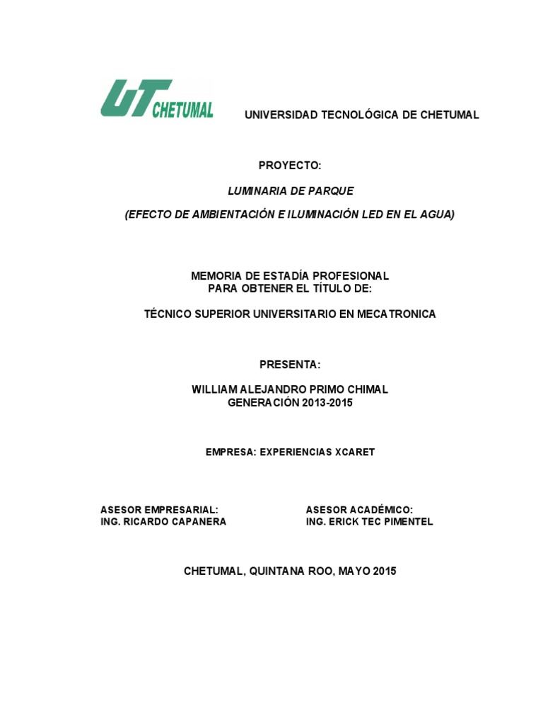 Universidad Tecnológica de Chetumal | PDF