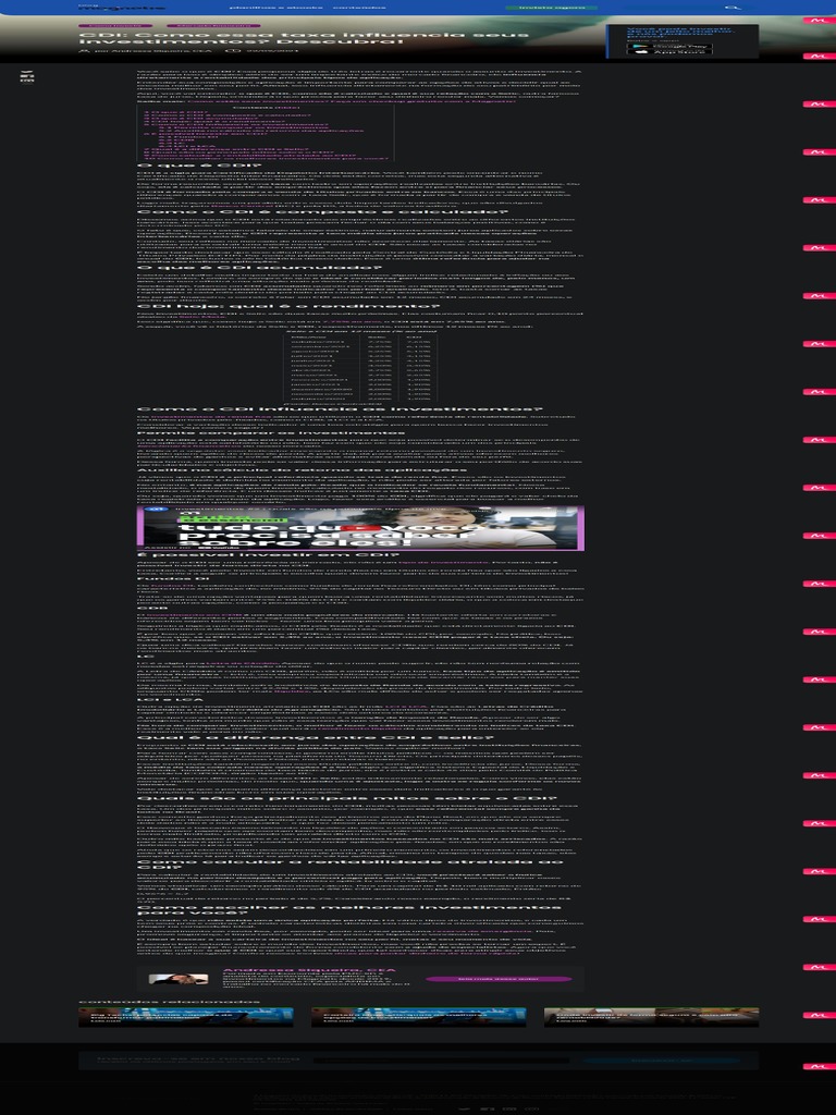 CDI - o Que É, Qual É o Valor Do CDI Hoje - Guia Completo! - Blog Magne ...