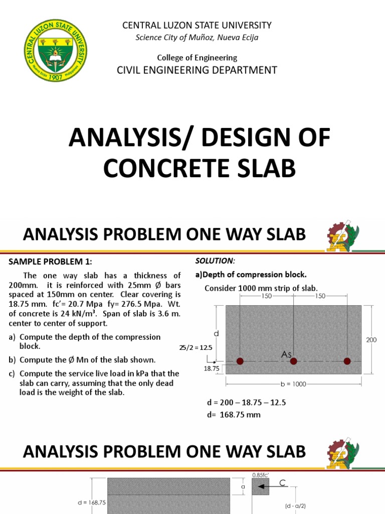 Slabs Problem PDF | PDF | Pascal (Unit) | Architecture