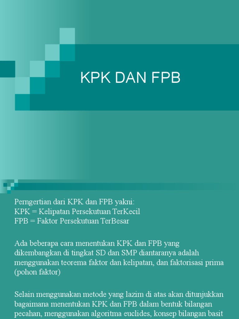 KPK & FPB | PDF | Komputer