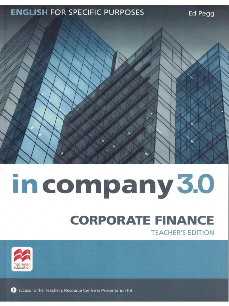 In Company 30 Esp Corporate Finance Students Book | PDF