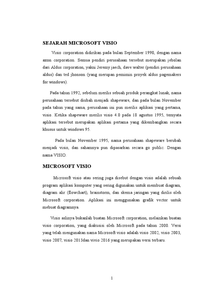 Perbandingan Microsoft Visio dan AutoCAD | PDF