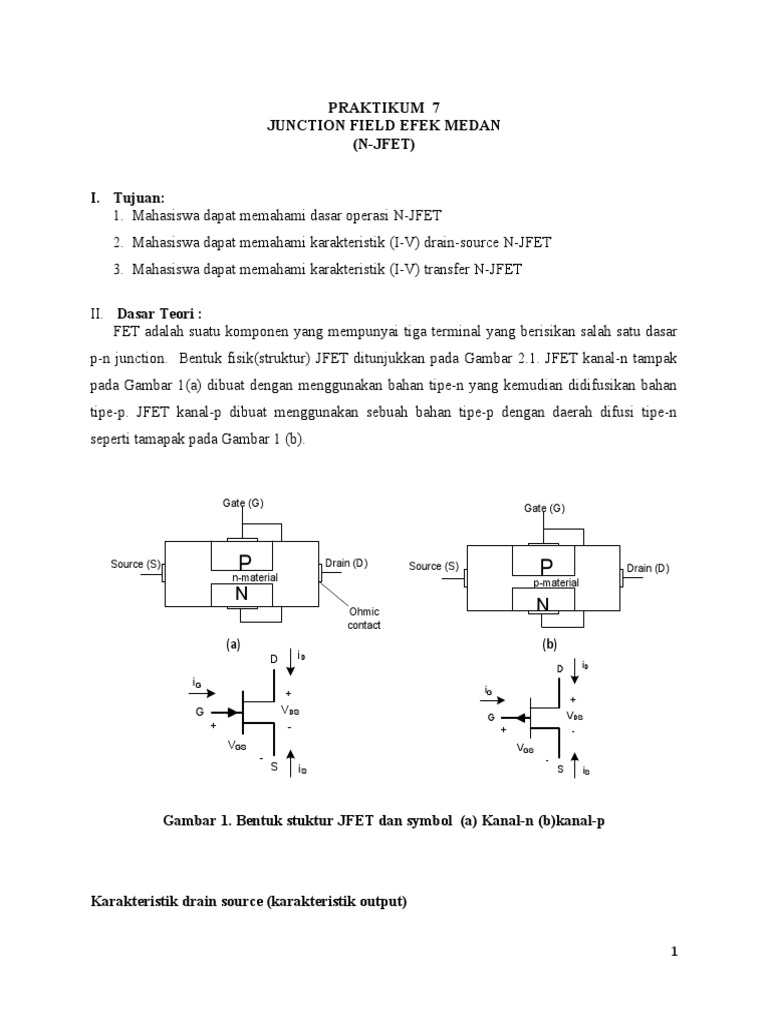 Modul8 - n-JFET | PDF