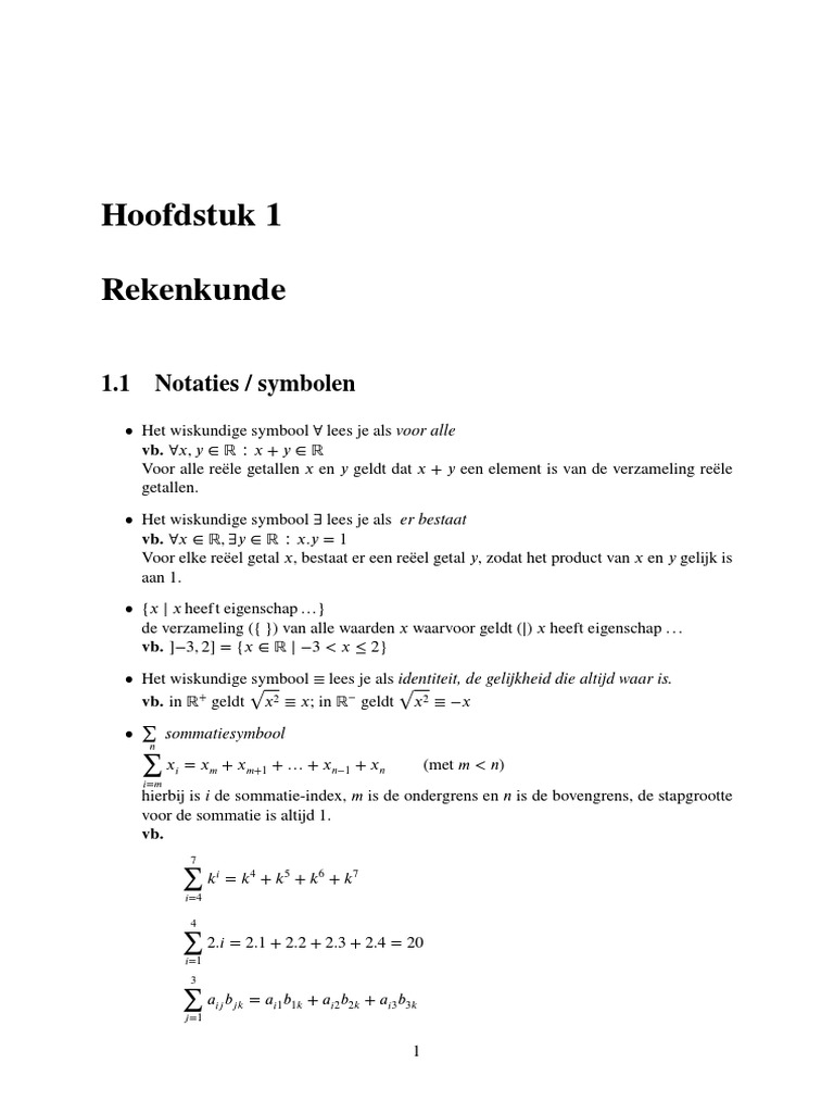 Rekenkunde | PDF